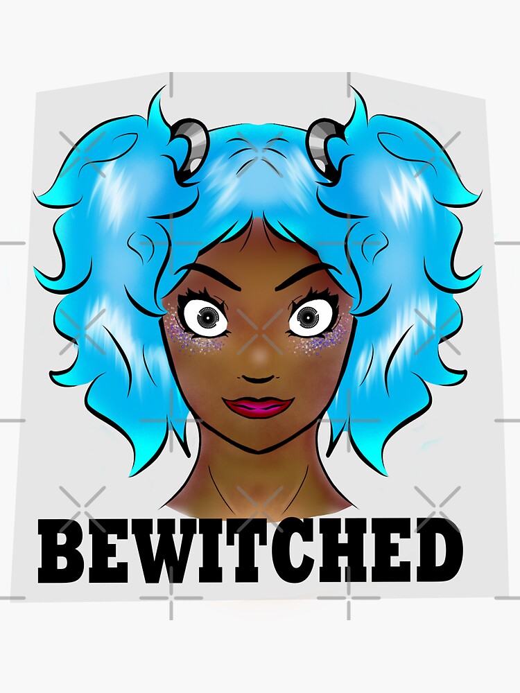" blue witch manga comics" Sticker for Sale by Mimignonne | Redbubble
