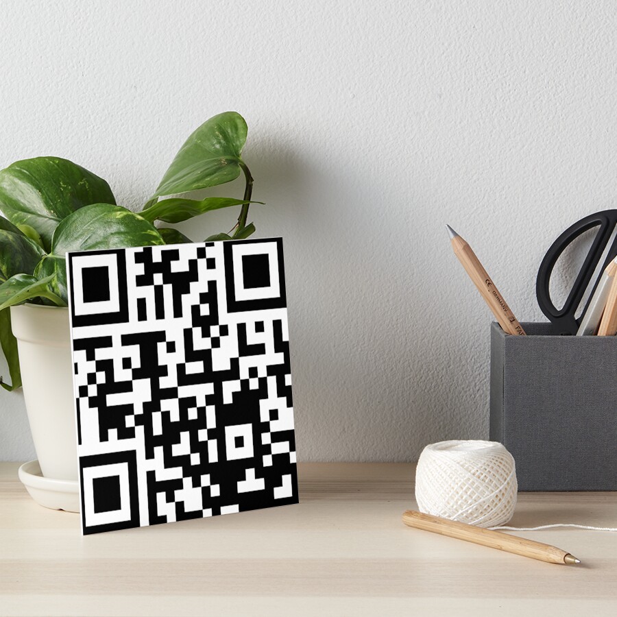 "ChatGPT QR Code" Art Board Print for Sale by Red-Alien | Redbubble
