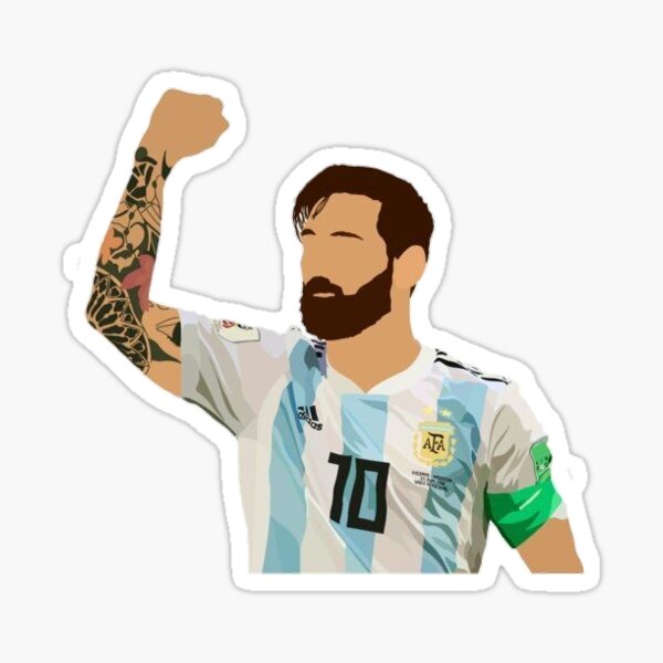 "Leo messi" Sticker for Sale by zelbypraw | Redbubble