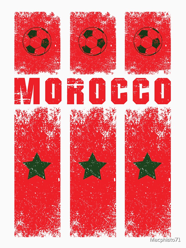 "Morocco Morocco football team" T-shirt for Sale by Macphisto71 ...