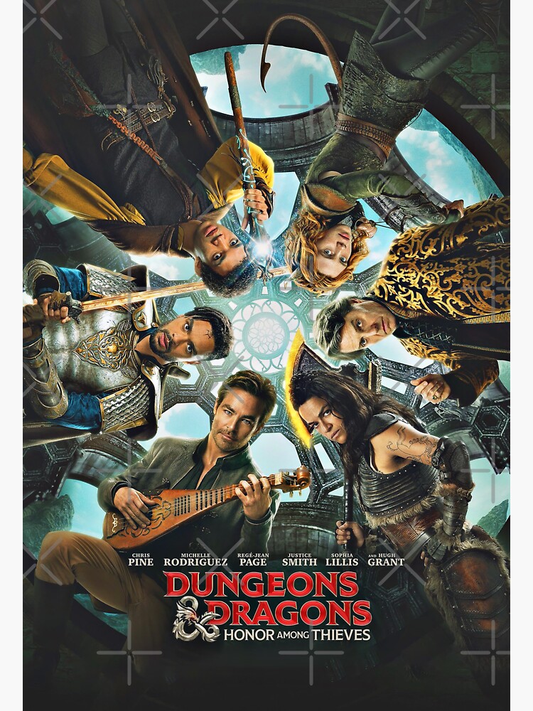 "Dungeons and dragons honor among thieves" Sticker for Sale by Pi-Artist | Redbubble