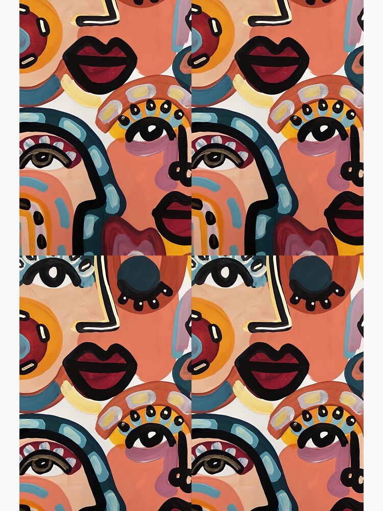 "Watercolor Half Face" Sticker for Sale by AI-Creation | Redbubble