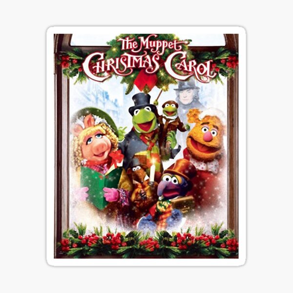 "Christmas carol" Sticker for Sale by Cutelings | Redbubble