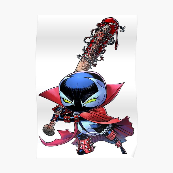 "spawn,violator, clown,chibi,baseball bat, lucille,hellspawn,hq,todd mcfarlane,comic,logo,skull ...