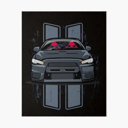 "Lancer Evo X 10 Rallye JDM Tuning Car Rally" Art Board Print for Sale ...