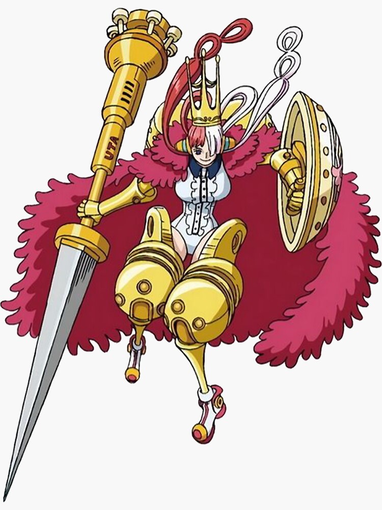 "Uta One Piece " Sticker for Sale by HD90 | Redbubble