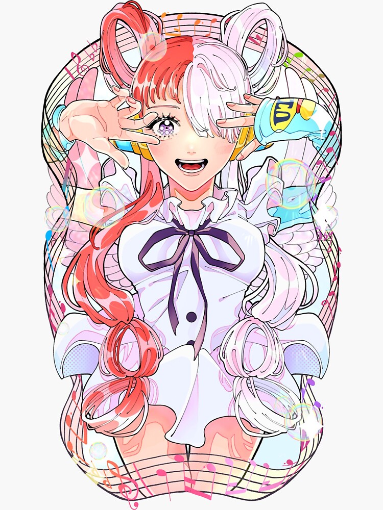 "Uta One Piece " Sticker for Sale by HD90 | Redbubble