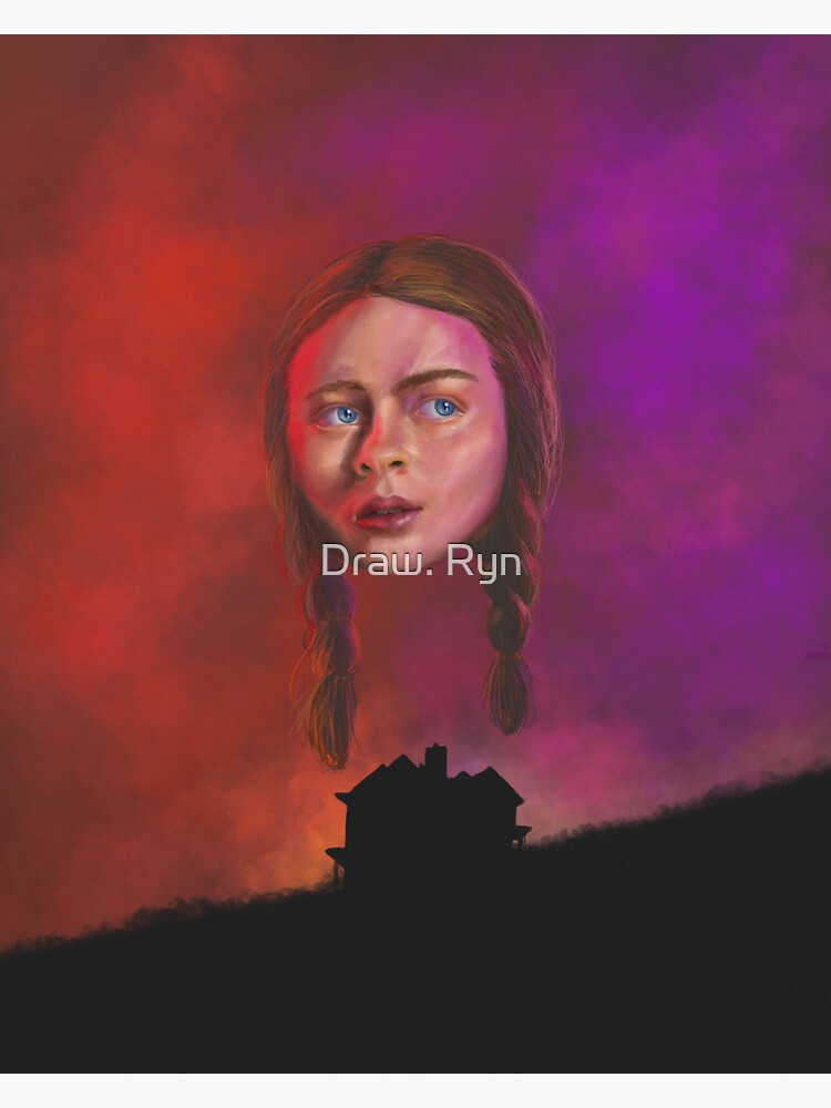 "Max Mayfield Netflix Stranger Things with House Silhouette" Sticker ...