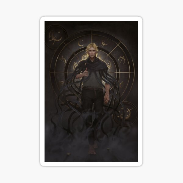 "Mistborn - Kelsier snaps in the Pits of Hathsin" Sticker for Sale by ...