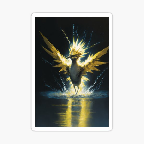 "The electric legend" Sticker for Sale by Newtaste-Store | Redbubble