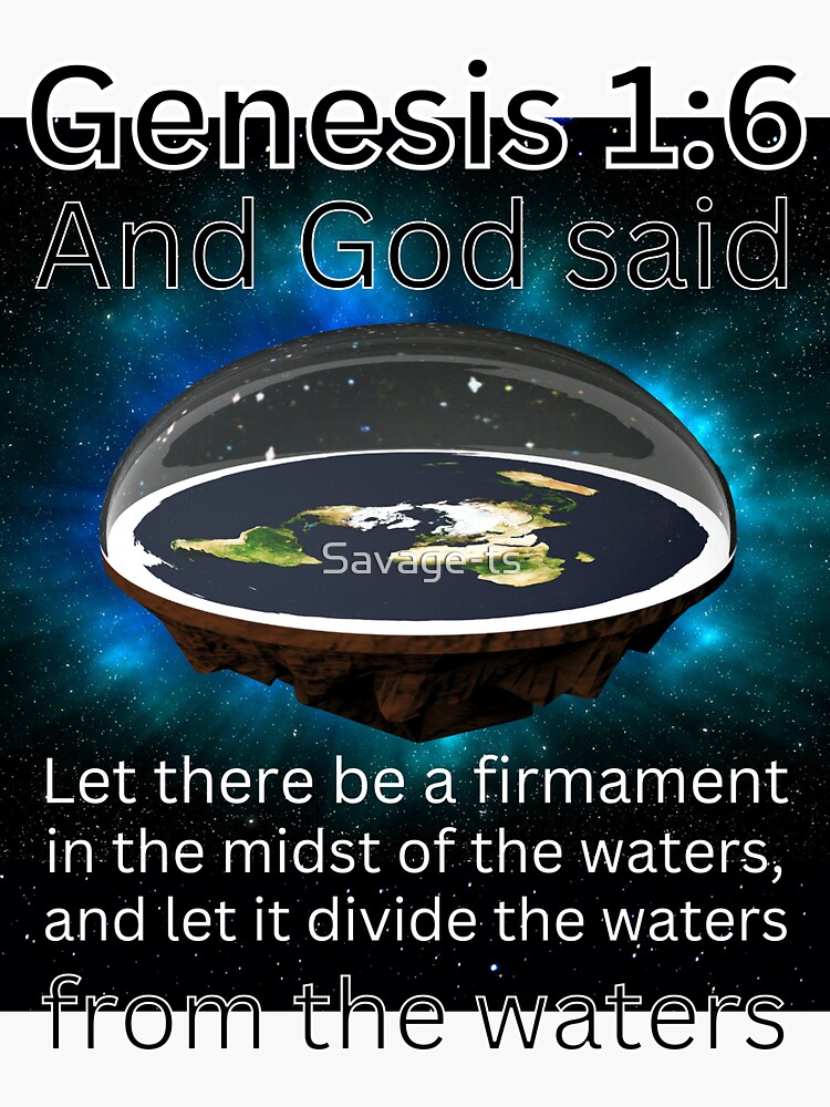 "Genesis 1:6 And God said" Sticker for Sale by Savage-ts | Redbubble
