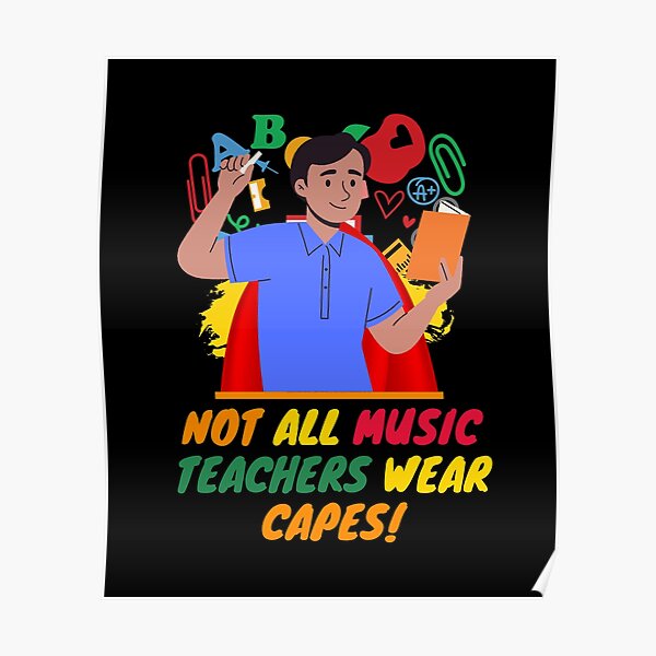 "Best Music Teacher Appreciation" Poster for Sale by superteachers ...