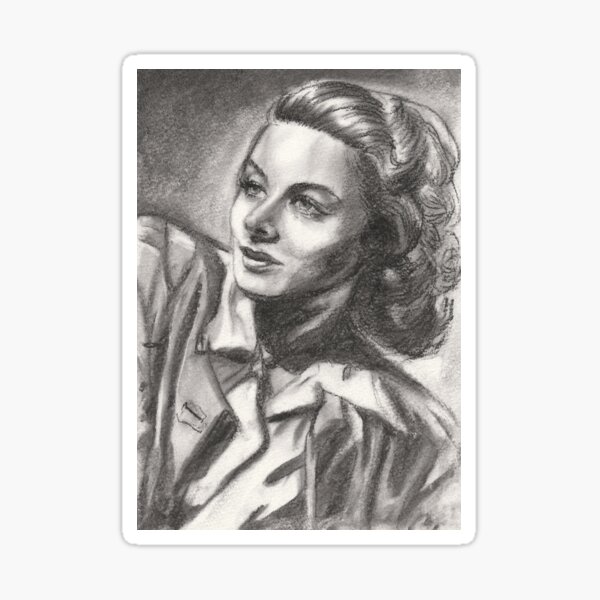 "Ingrid Bergman" Sticker for Sale by Svetlana Pelin | Redbubble
