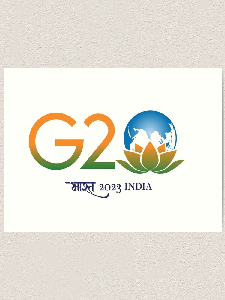 "G20 Logo for 2023 by India " Art Print for Sale by BoringWorld | Redbubble