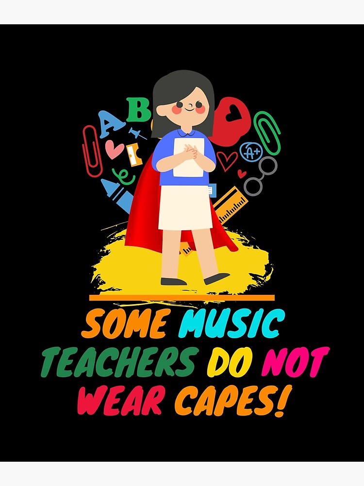 "Best Music Teacher Appreciation" Poster for Sale by superteachers ...