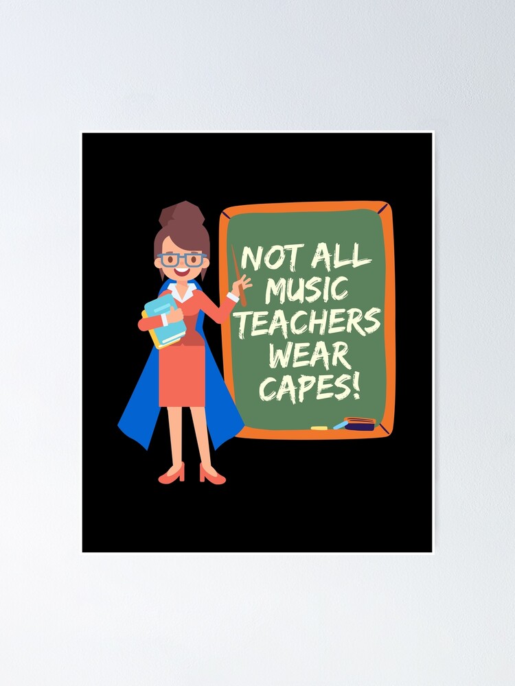 "Best Music Teacher Appreciation" Poster for Sale by superteachers ...