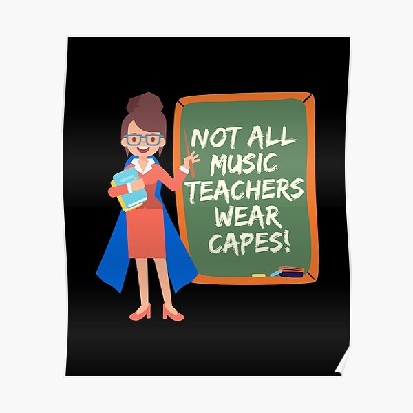"Best Music Teacher Appreciation" Poster for Sale by superteachers ...