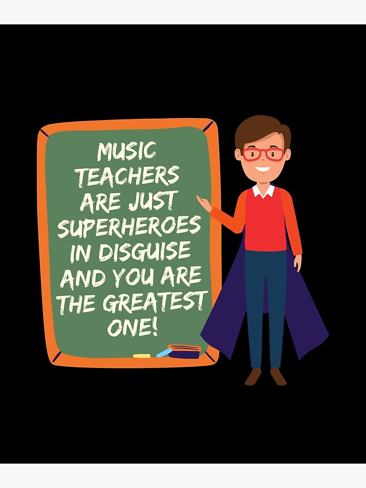 "Superhero Music Teacher Appreciation" Poster for Sale by superteachers ...