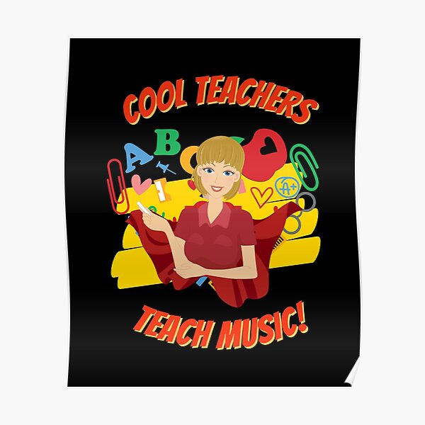 "Best Music Teacher Appreciation" Poster for Sale by superteachers ...