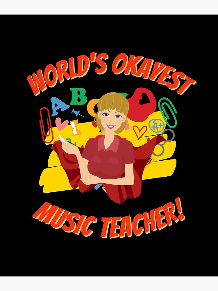 "Best Music Teacher Appreciation" Poster for Sale by superteachers ...