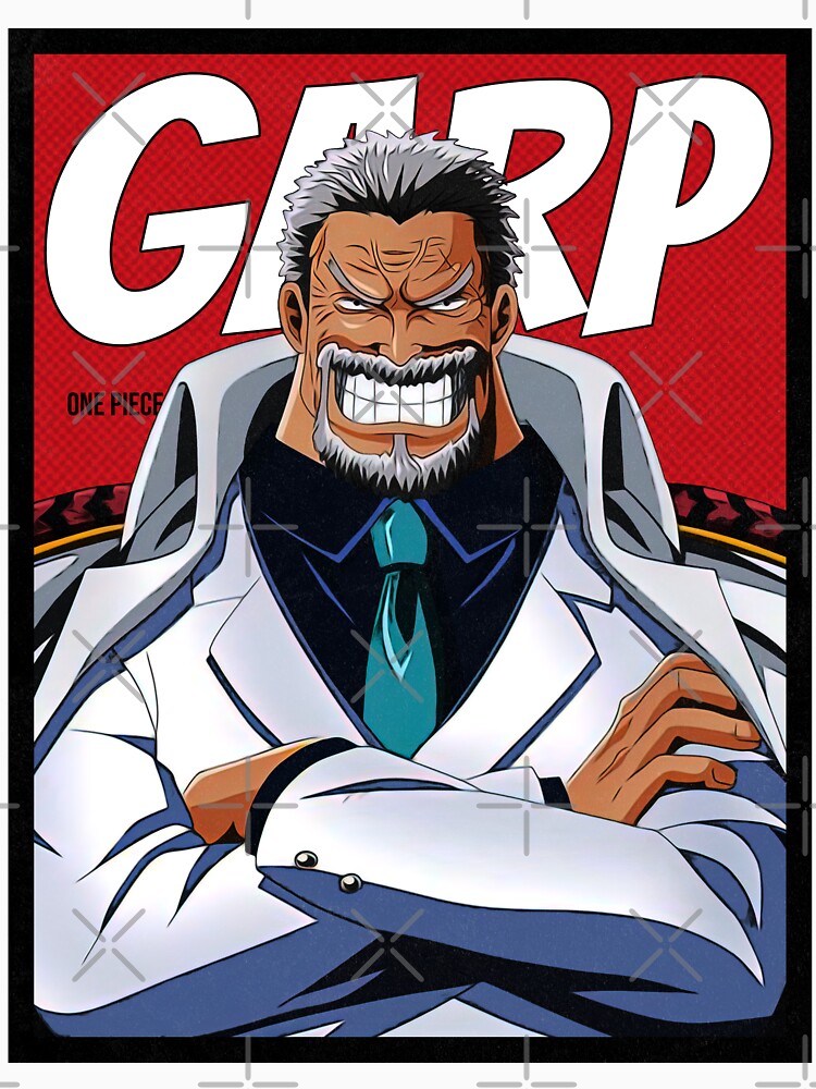 "Monkey D. Garp One Piece Red Comic Design" T-shirt for Sale by IkaXII ...