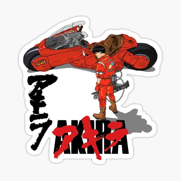 "Akira 80's anime, Cyberpunk, Japanese anime film" Sticker for Sale by ...