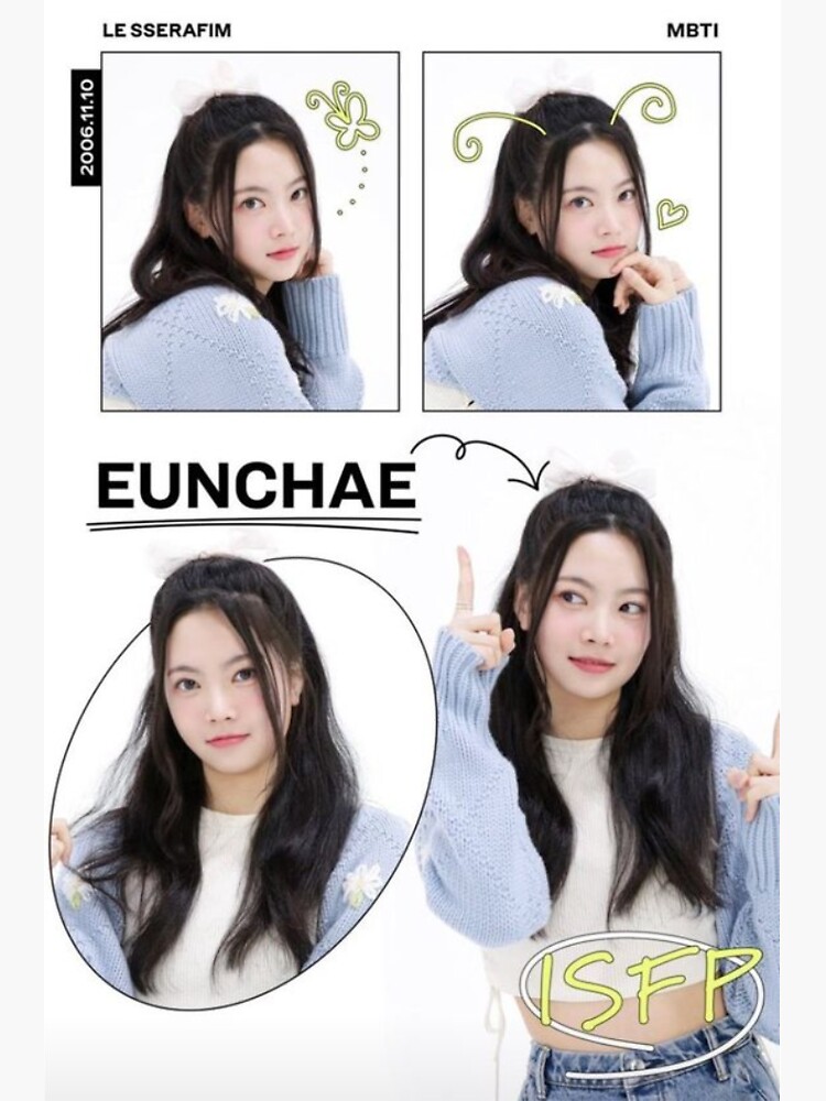 "Le Sserafim Eunchae MBTI Design" Magnet for Sale by sihyeonlovefile | Redbubble
