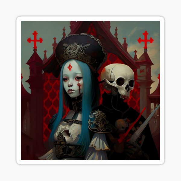 "Gothic Spooky Victorian Knights Templar inspired Priest and Death ...