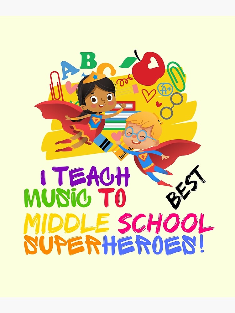 "Music Teacher Appreciation" Poster for Sale by superteachers | Redbubble