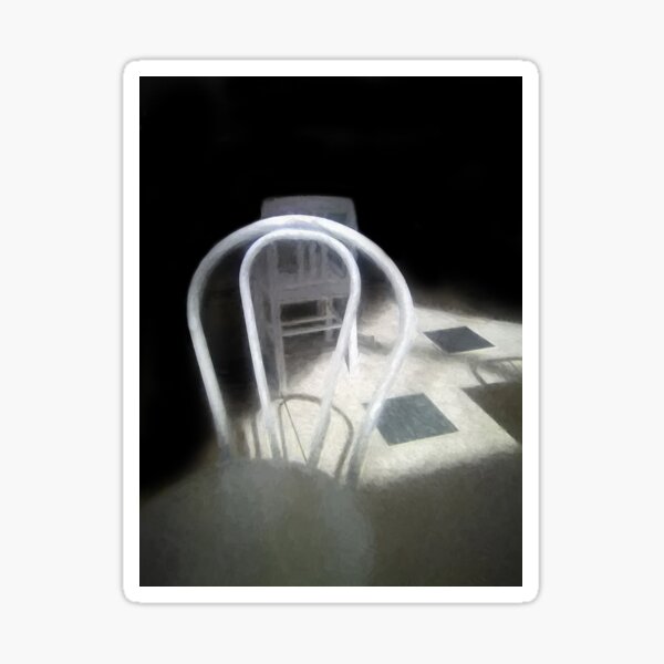 "The Chairs" Sticker for Sale by Albert | Redbubble