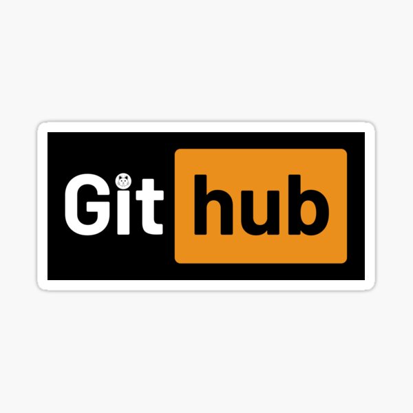 "Github Developer Fun Pun" Sticker for Sale by ZaxCraft | Redbubble