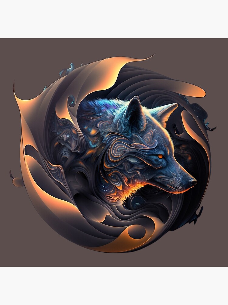 "Vortex Wolf Art" Poster for Sale by RitzuPaul | Redbubble