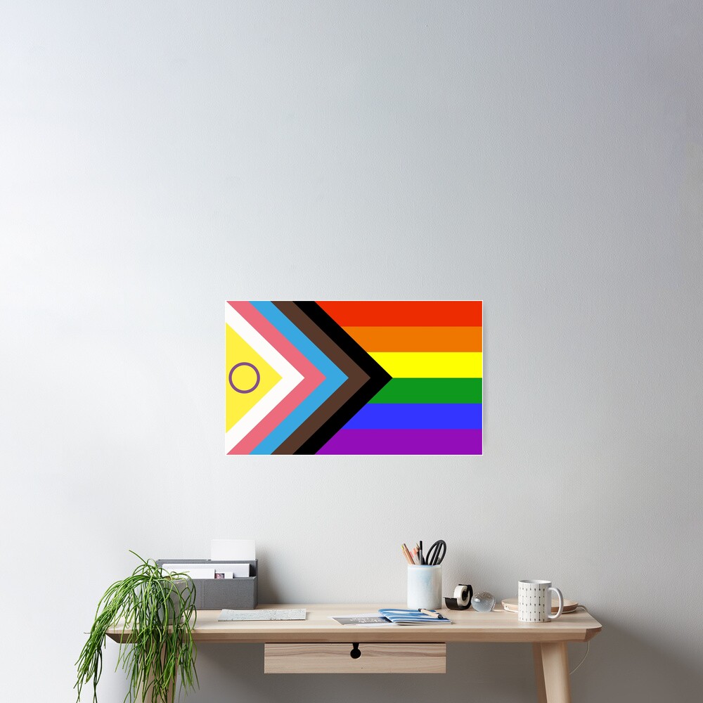 "New LGBTQIA+ flag" Poster for Sale by dacoracao | Redbubble