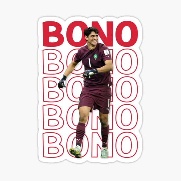 "Yassine Bounou '' BONO ''" Sticker for Sale by ZenithPro | Redbubble