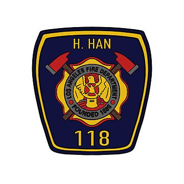 "Station 118 LAFD Badge | 911 Chimney" Sticker for Sale by ...