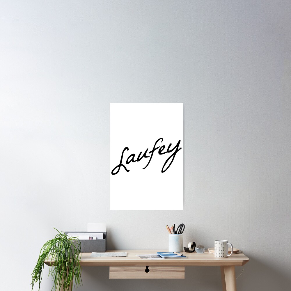 "Laufey Merch Lau Fey Logo" Poster for Sale by LoudKaniStore | Redbubble
