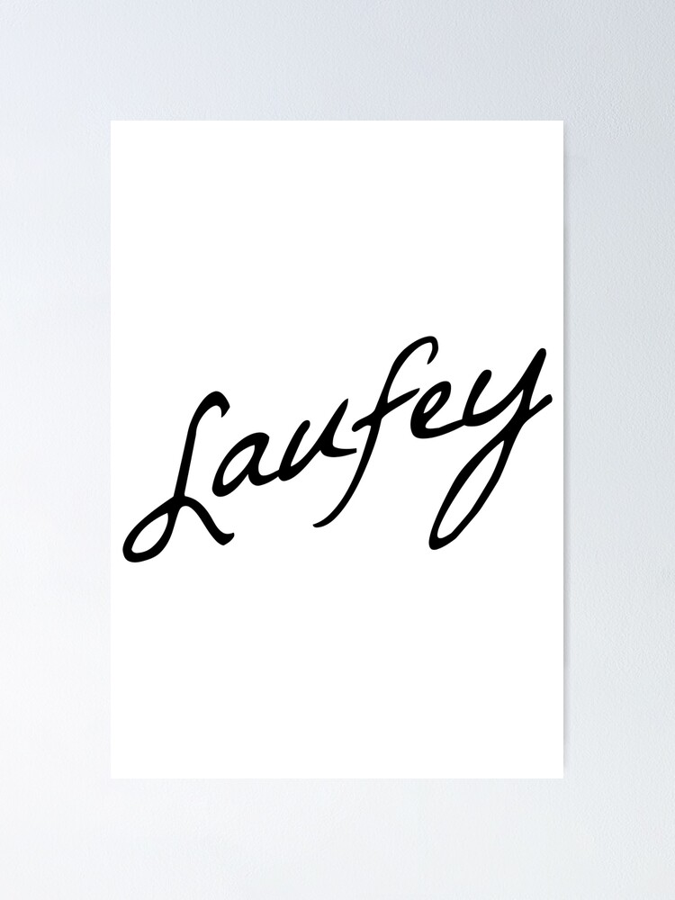 "Laufey Merch Lau Fey Logo" Poster for Sale by LoudKaniStore | Redbubble