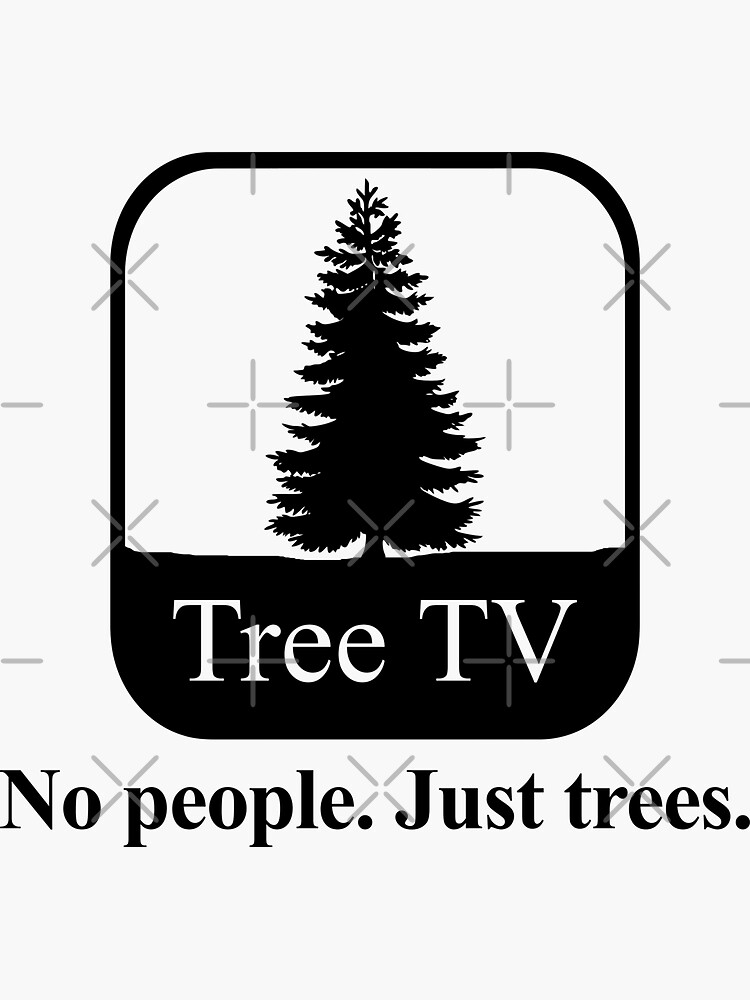 "Joe Pera Merch Tree TV" Sticker for Sale by LoudKaniStore | Redbubble