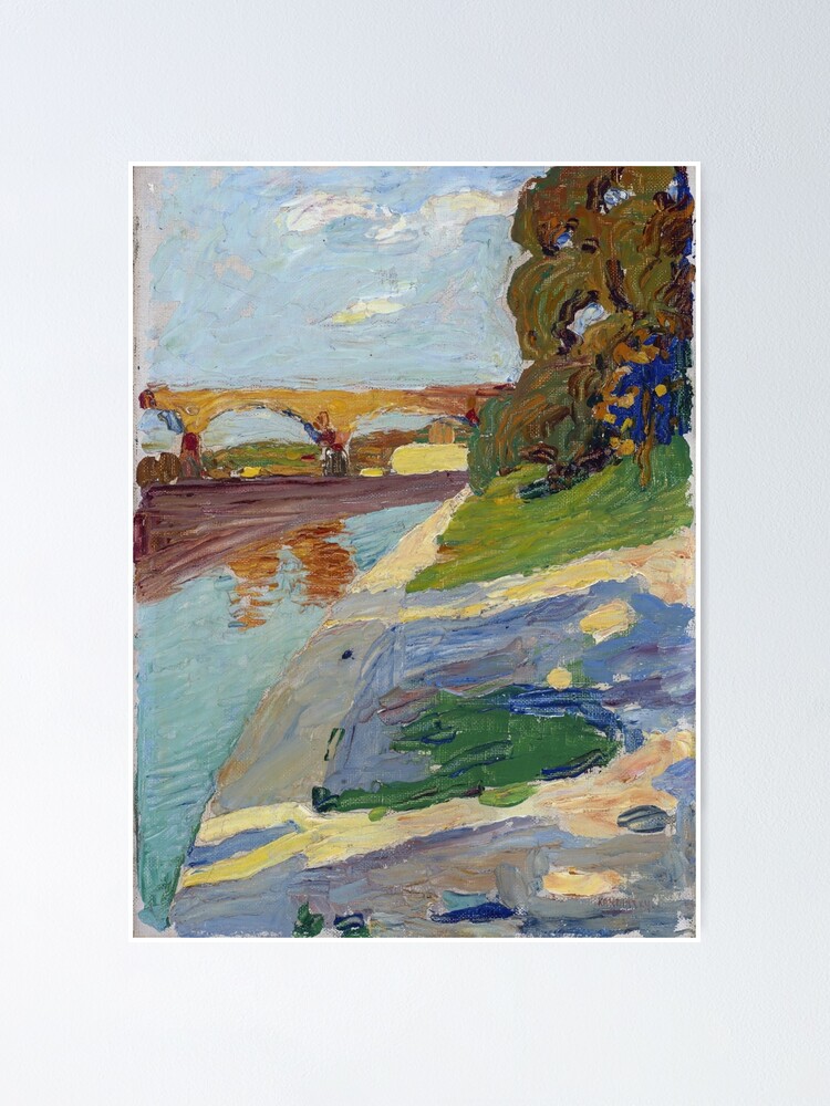 " Wassily Kandinsky Munich – The Isar (1901) | Wassily Kandinsky abstract art" Poster for Sale ...