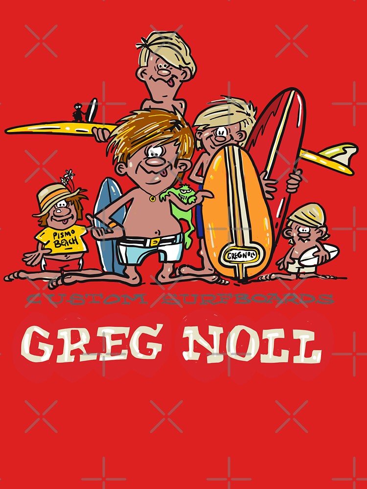 "SIXTIES Longboard Surfer Legend Noll SURFING SURFBOARDS POP -ART ...