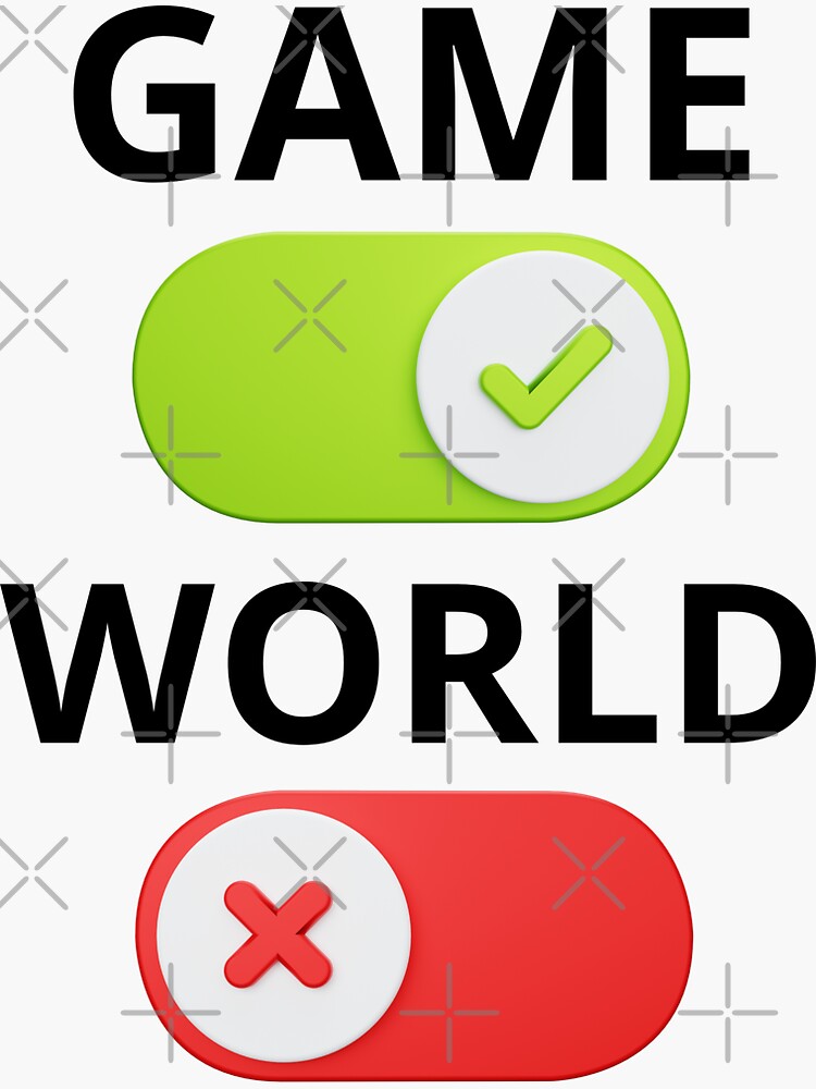 "Typical Gamer Game World Essential" Sticker for Sale by TypicalGamers ...
