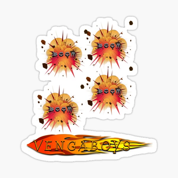 ""Boom Boom Boom Boom" Vengaboys Graphic" Sticker for Sale by ...