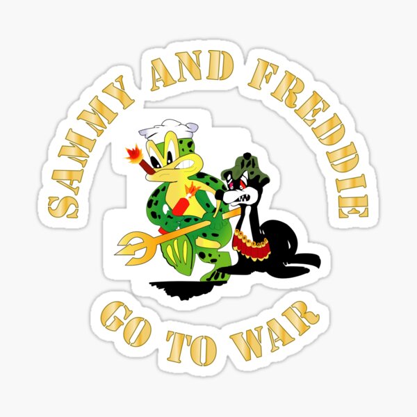 "Navy - SOF - Sammy - Freddie - Go to War V1" Sticker for Sale by ...
