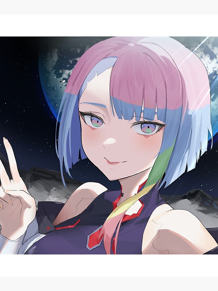 "cyberpunk edgerunners lucy-Cyberpunk Edgerunners Moon" Photographic ...
