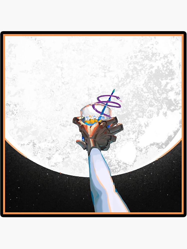 "Cyberpunk Edgerunners Moon " Sticker for Sale by ZeroCoolUSS | Redbubble