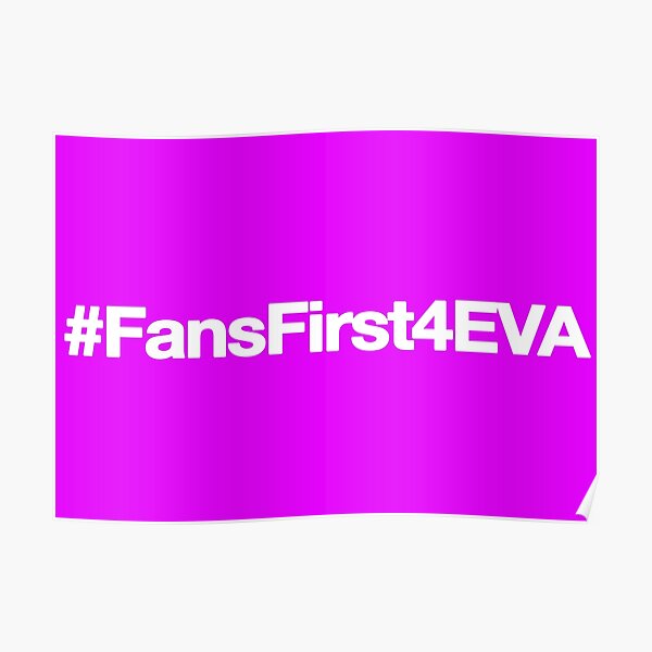 "Limmy - #FansFirst4EVA" Poster for Sale by davepalms | Redbubble