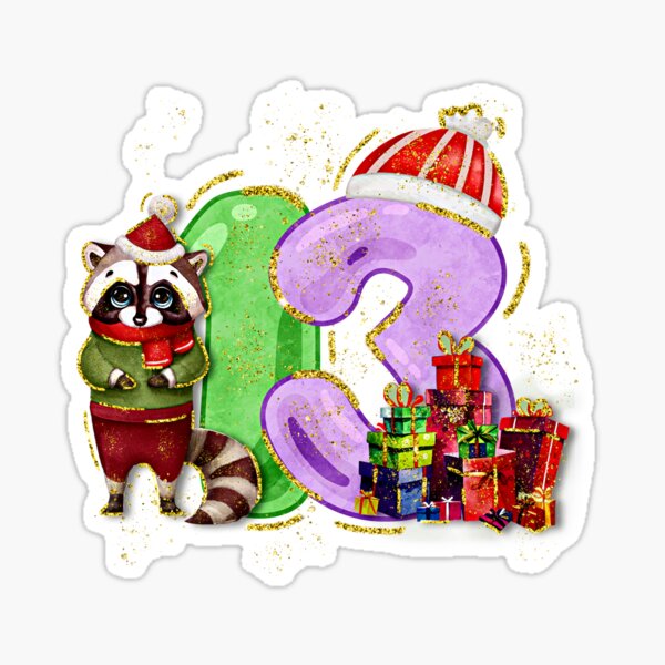 "happy thirteenth 13th birthday" Sticker for Sale by joseech | Redbubble