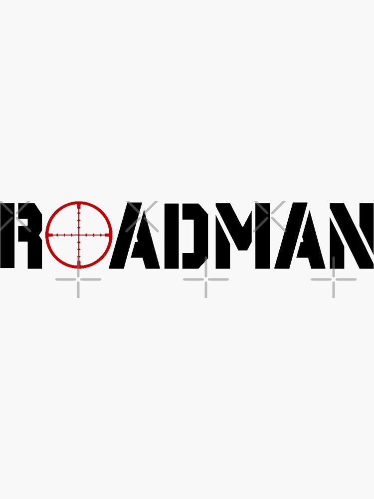 "ROADMAN" Sticker for Sale by JASCKSHIRTS | Redbubble