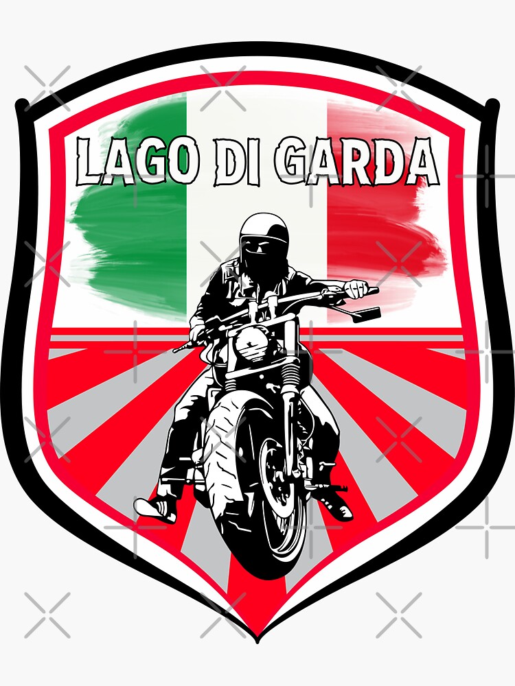 "Lago Di garda 1" Sticker for Sale by Dalway | Redbubble
