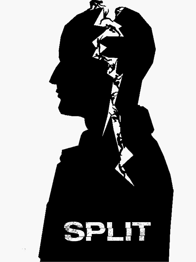 "Split" Sticker for Sale by athyabm | Redbubble